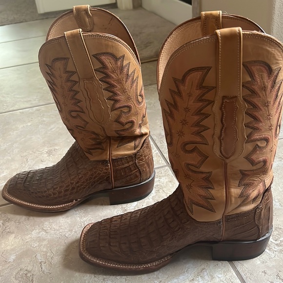 Lucchese | Shoes | Lucchese Mens Boots Crocodile | Poshmark